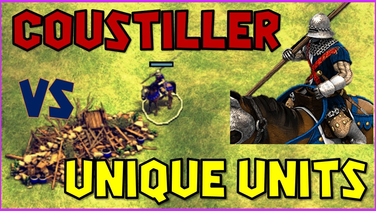 Elite Coustillier vs Unique Units | Burgundians | Age of Empires 2 ...
