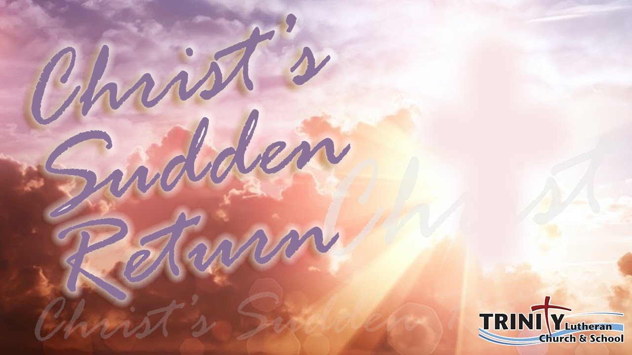 November 20, 2022 • Christ’s Sudden Return! - YouTube