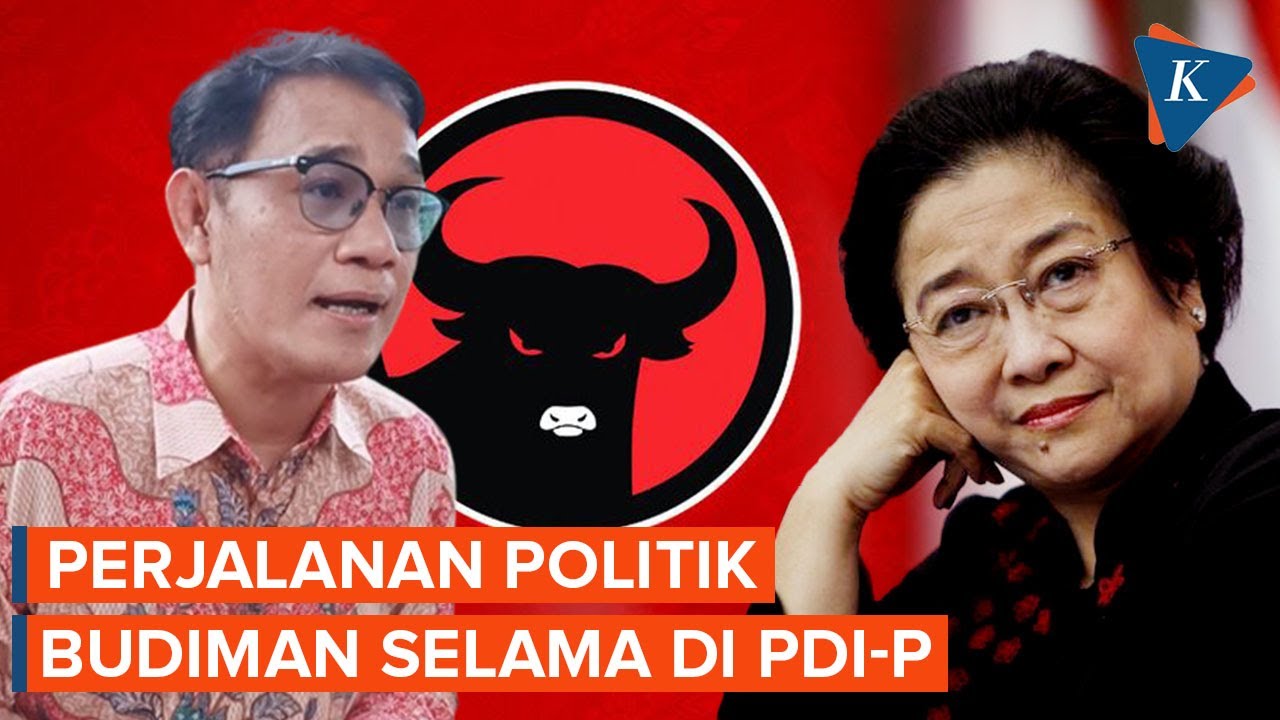 Rekam Jejak Budiman Sudjatmiko Selama di PDI-P - YouTube