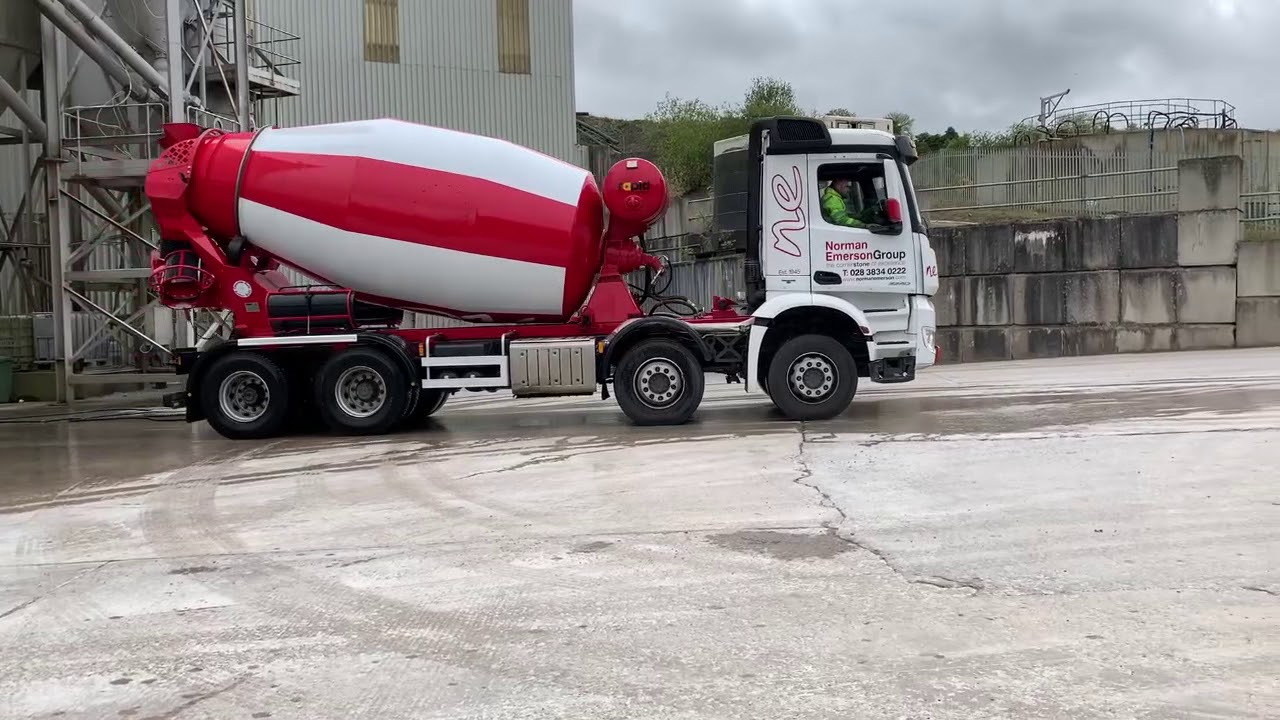 Rapid Tumbler Concrete Truck Mixer - YouTube