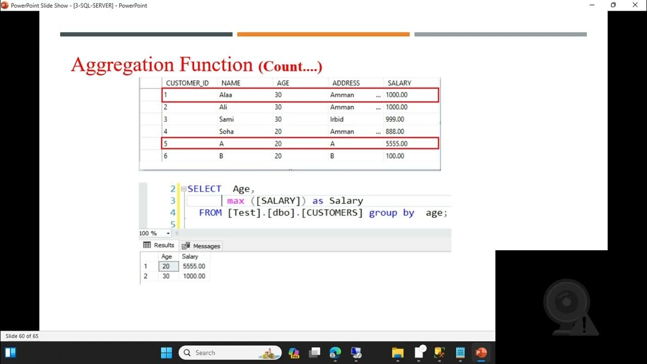SQL Server part 3 - YouTube