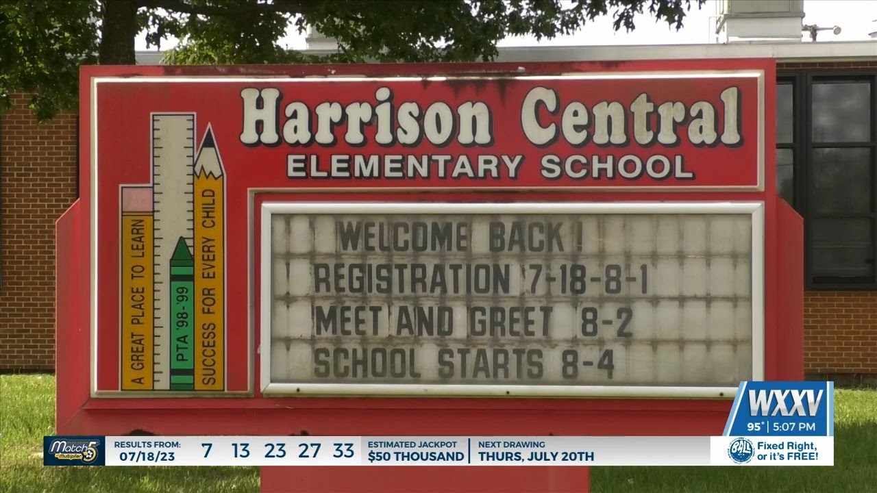 Harrison Central Elementary welcomes new principal - YouTube