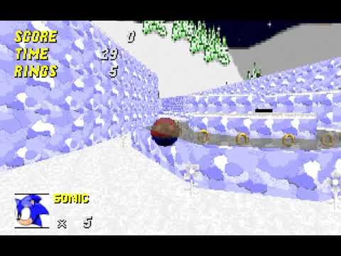 SRB2 Christmas 0 93 Greenflower Zone gameplay - YouTube