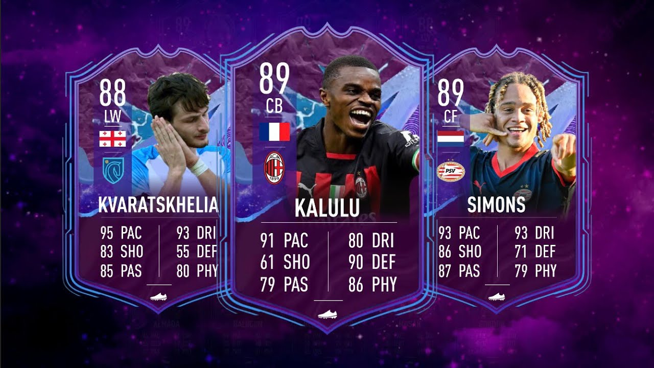 FIFA 23 Future Stars Predictions Part 3!! ft. Kalulu, Simons and ...