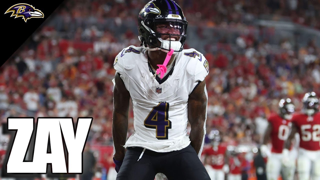Zay Flowers Highlights 2025 2026 Nfl Season Ravens Youtube 9984