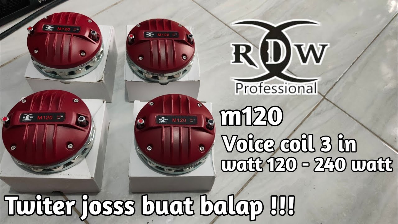 RDW M120 RAJANYA TWITER BALAP !!! - YouTube