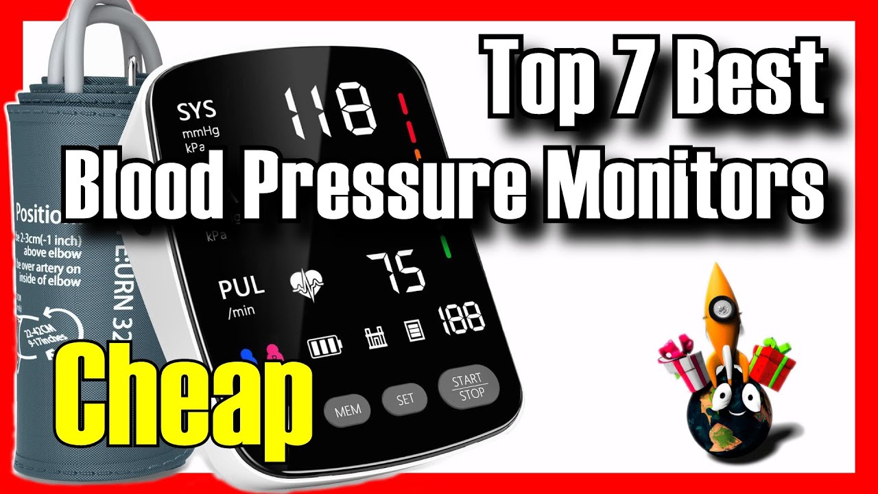 💪🩸 TOP 7 BEST Budget Blood Pressure Monitors on Amazon [2024] [Cheap ...