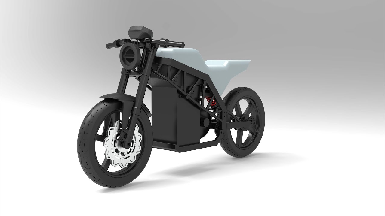 3D Printed Electric Motorcycle | 1:12 Scale Model - YouTube