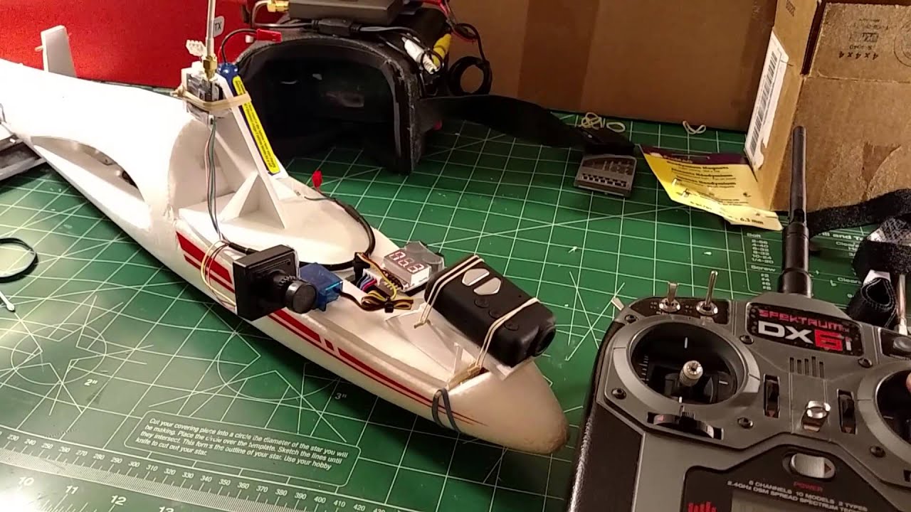 ST Model DG-1000, FPV Setup with Tilt - YouTube