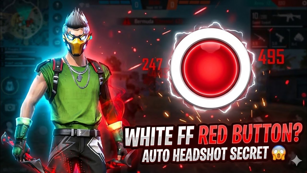White FF Red Button Download | 500 Subscribers Special #freefire # ...