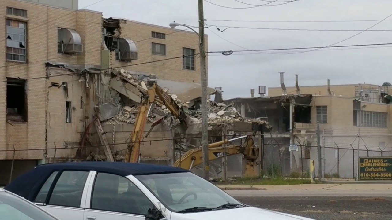 Nabisco Kraft Mondelez factory vid#5 torn down Northeast Philly ...