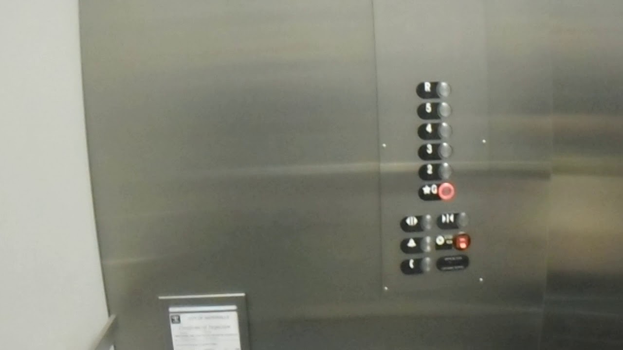 Otis Gen 2 Series 5 Traction Parking elevator @ Hotel Arista Naperville ...