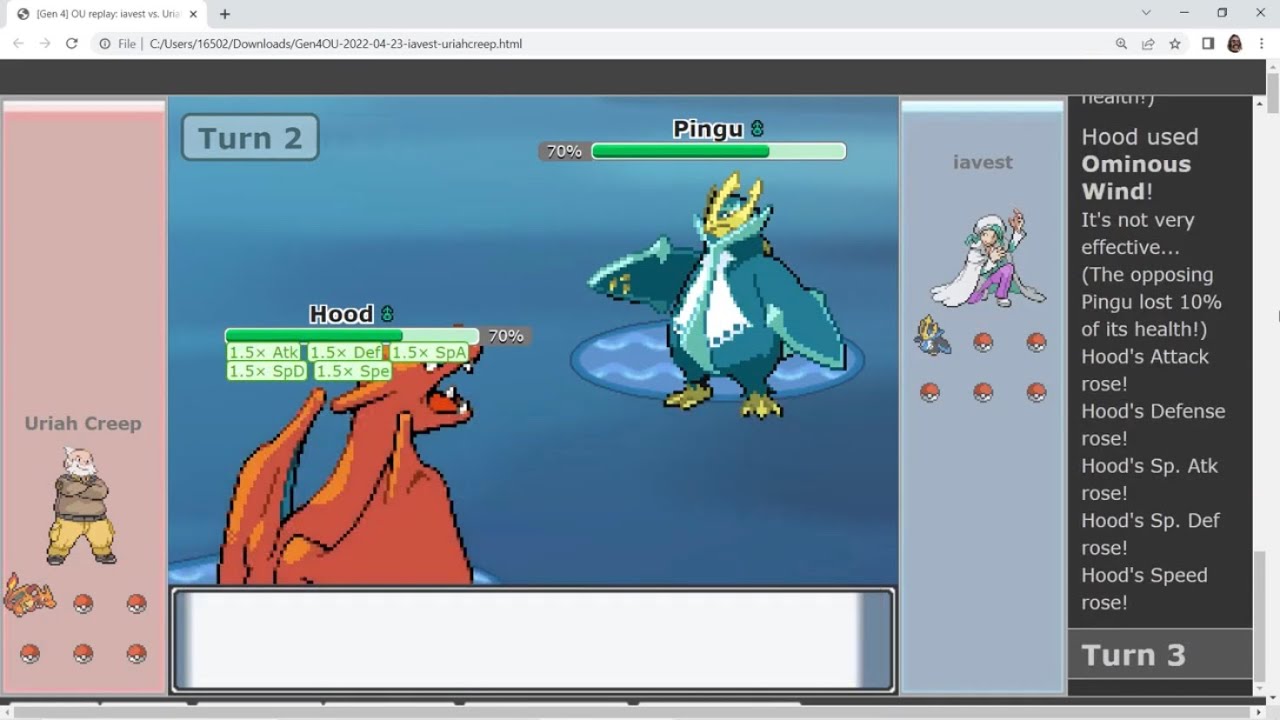 Ominous Wind Charizard Rips a Big Hole in Opposing Team DPP OU Pokemon ...