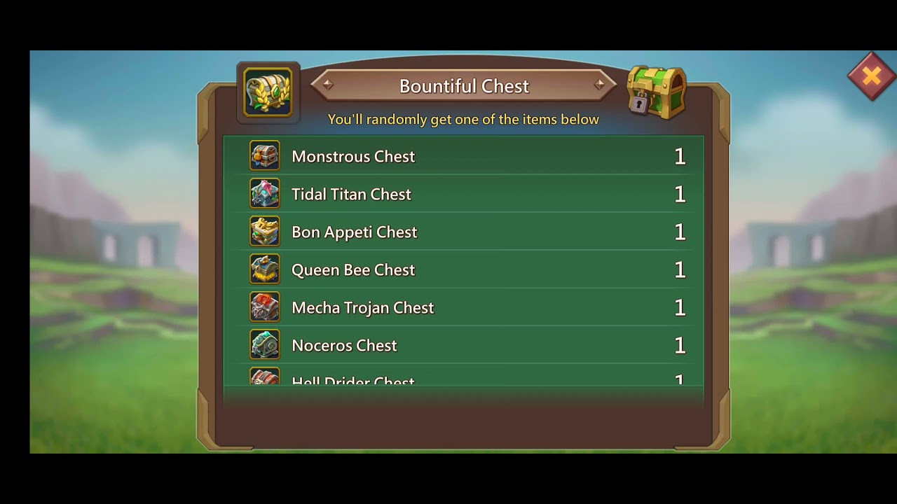 Bountiful Chest - YouTube