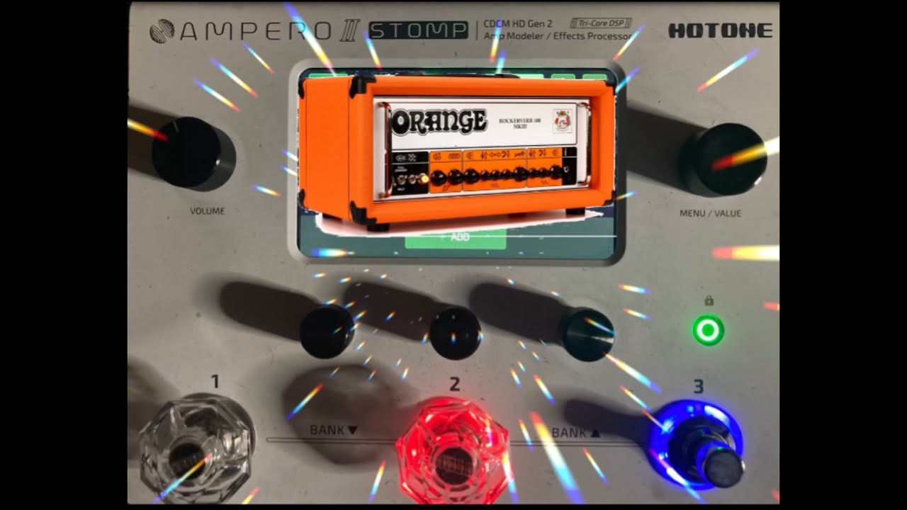 Hotone Ampero 2 | Orange Rockerverb 100 | Celestion Greenback High ...