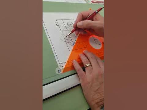 Ames Lettering Guide to draw Section Lines - YouTube