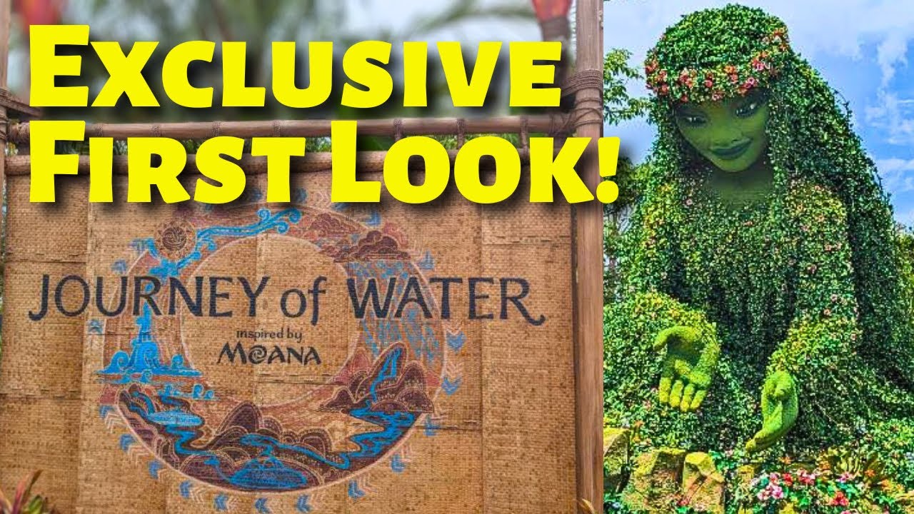 Exclusive First Look At Moana Journey Of Water In EPCOT | New Walt ...