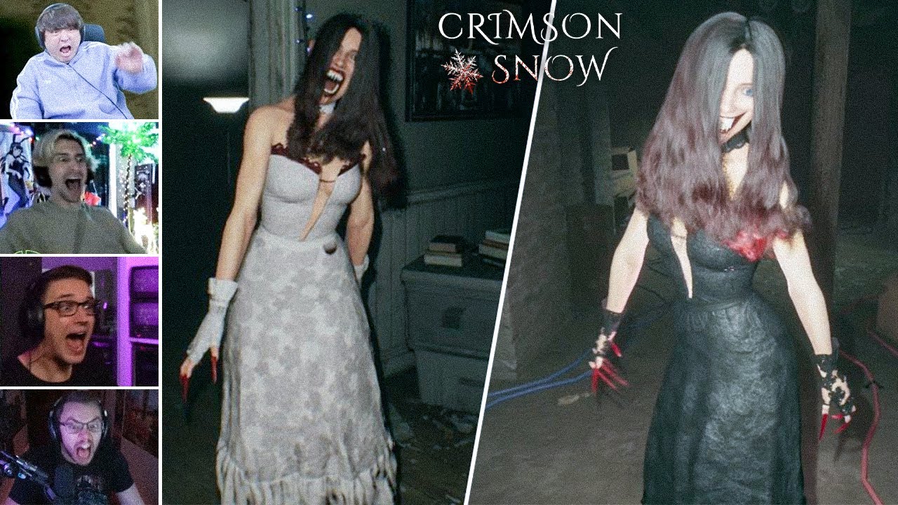 Crimson Snow Top Twitch Jumpscares Compilation (Horror Games) - YouTube