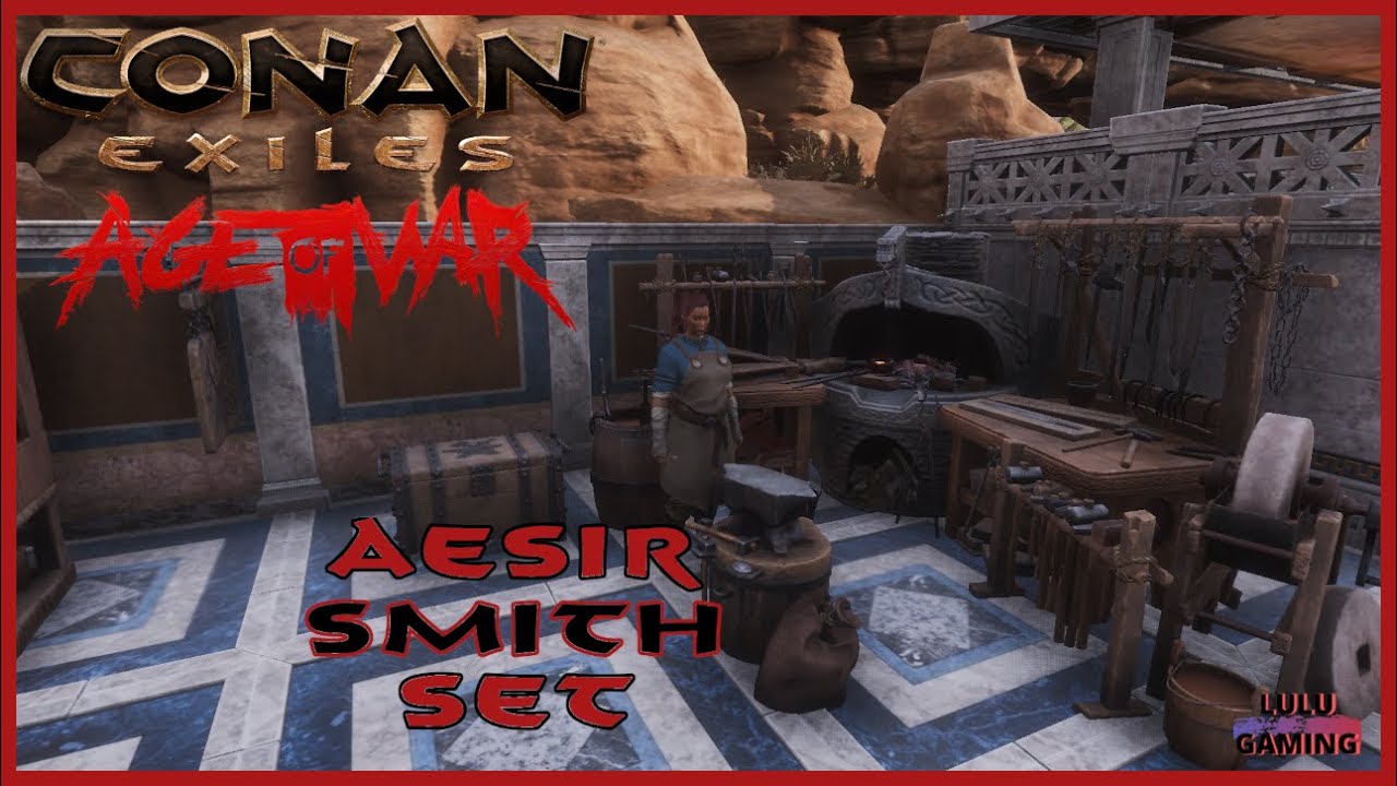 Aesir Blacksmith Set Overview ~ Conan Esiles - YouTube