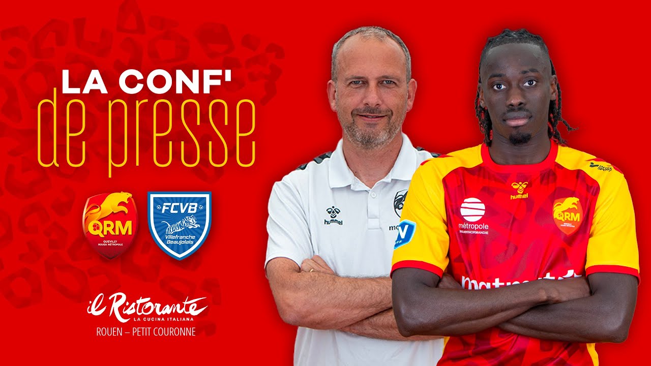 La conf' de presse J17 : QRM - Villefranche (David Carré & Kapo Sylva ...