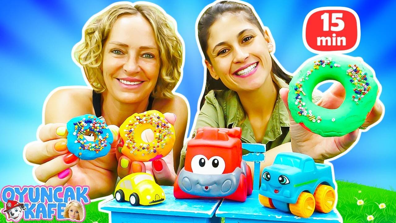 Çocuk videosu! Oyuncak Kafe - Arabalar ile en sevimli bölümler! Araba ...