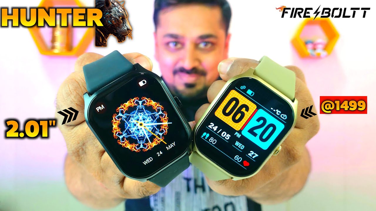 Biggest DIsplay Smartwatch With BT Calling Under 2000 || Fireboltt ...