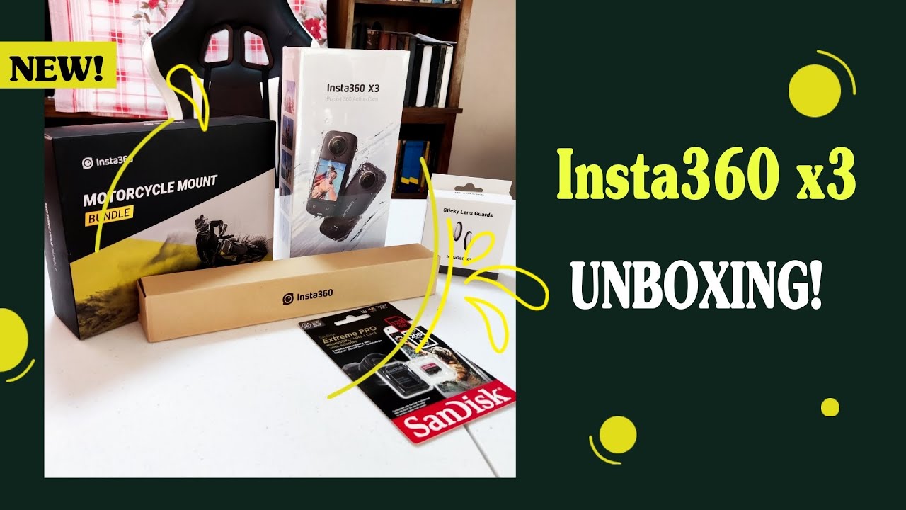 Unboxing the new insta360 action camera - YouTube