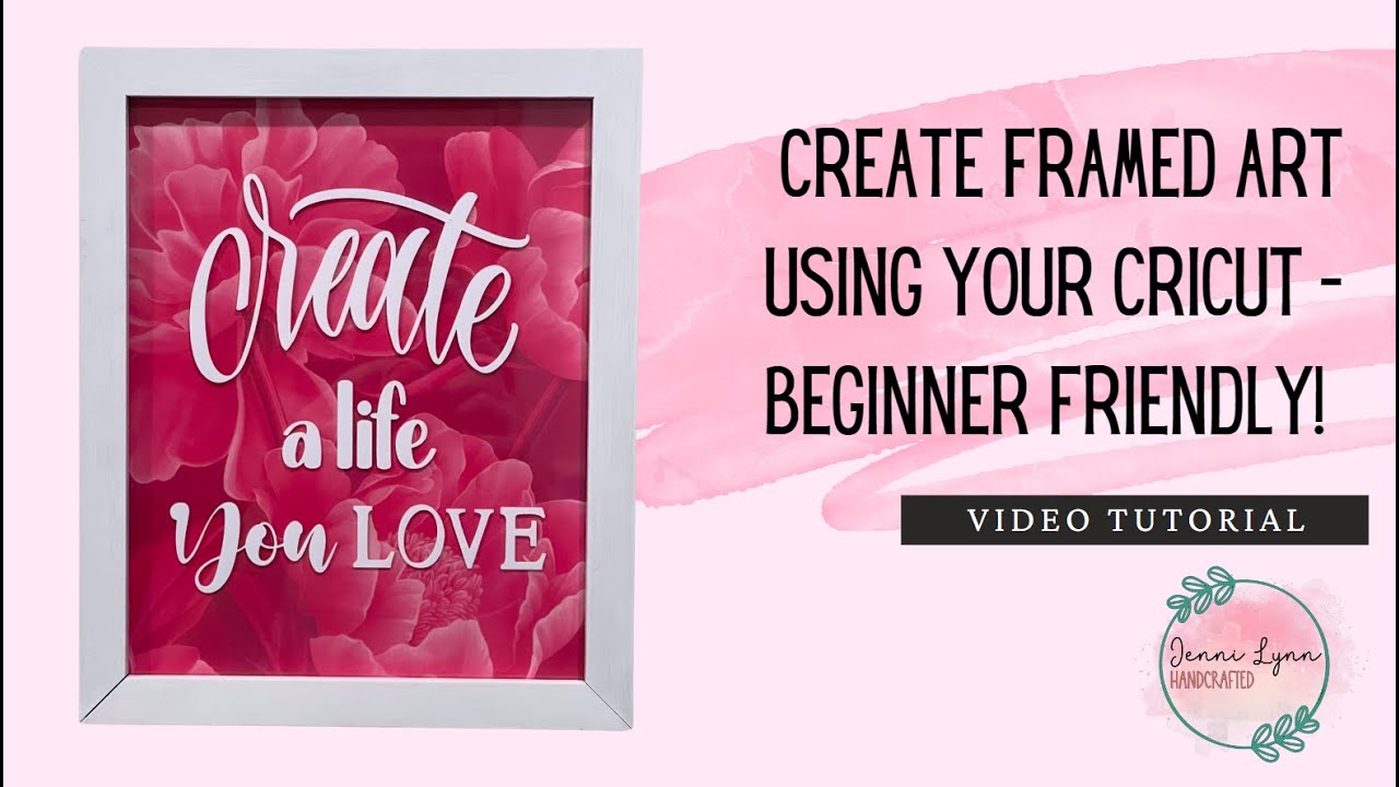 Create Custom Wall Art Using Your Cricut (plus a crafting oops!) - YouTube