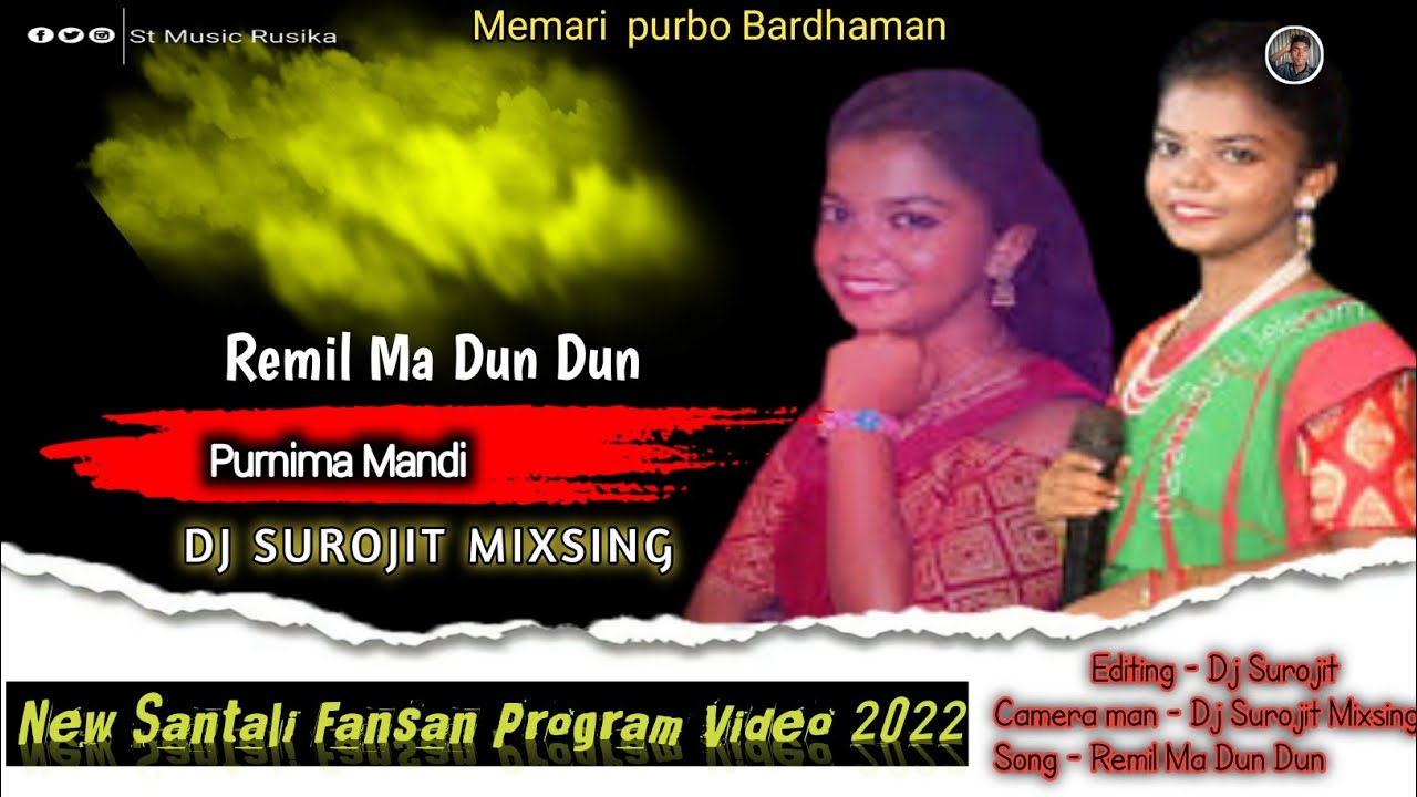 Remil Ma Dun Dun || Purnima Mandi || New Santali Fansan Video Song 2022 ...