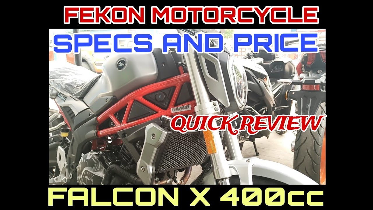 FEKON MOTORCYCLES FALCON X 400(Walk Around)JMotors Tv - YouTube