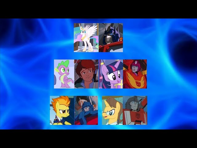 Princess Celestia And Optimus Prime