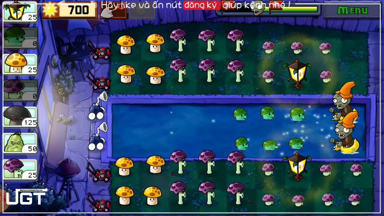 Plants vs Zombies: Fog 2 | UniverseGameTactic - YouTube
