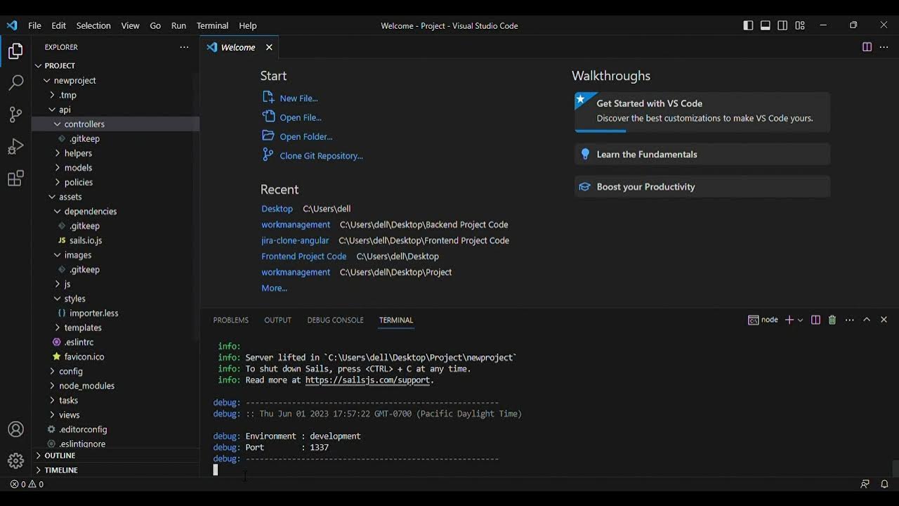 Creating Sails App Controllers & Models - YouTube