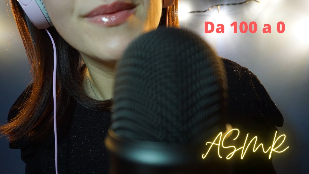 ASMR Countdown da 100 a 0 | Wispering - YouTube