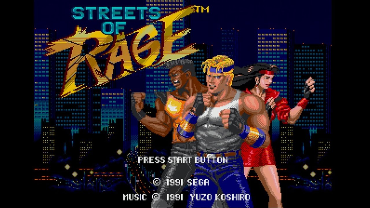 Streets of Rage 1 Walkthrough - Sega Genesis - 60fps, 1080p - YouTube