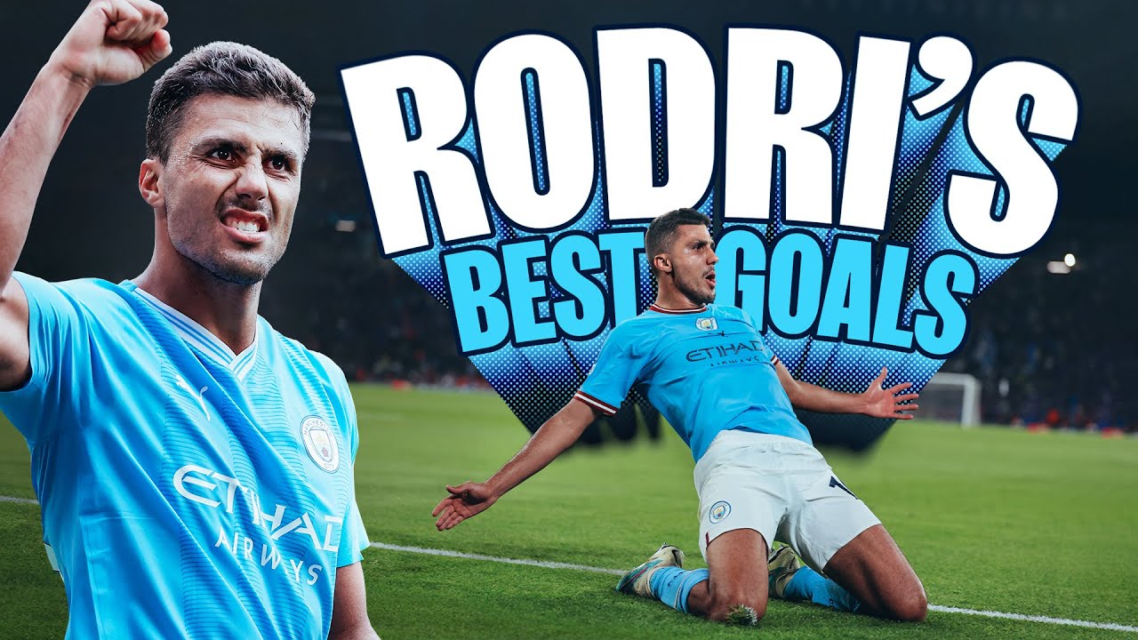 RODRI'S BEST GOALS | “The best midfielder in the world” says Pep ...