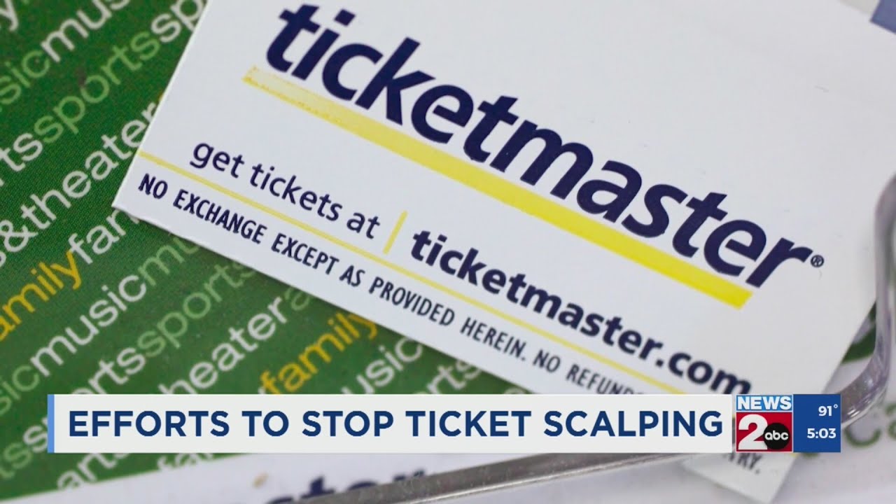 Efforts to stop ticket scalping - YouTube
