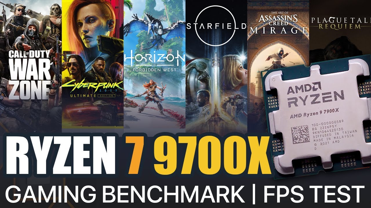 Ryzen 7 9700X - FPS Test | How it Perform In Latest Games | Benchmark ...