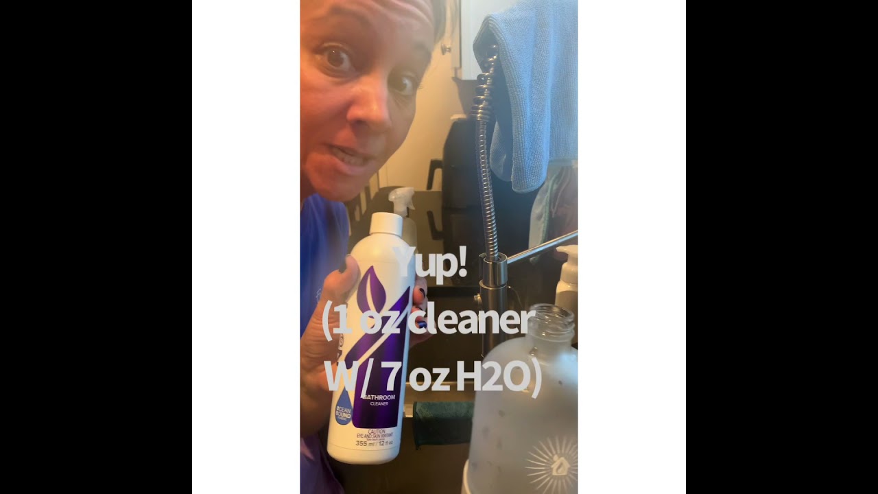 Norwex Descaler vs Bathroom Cleaner - YouTube