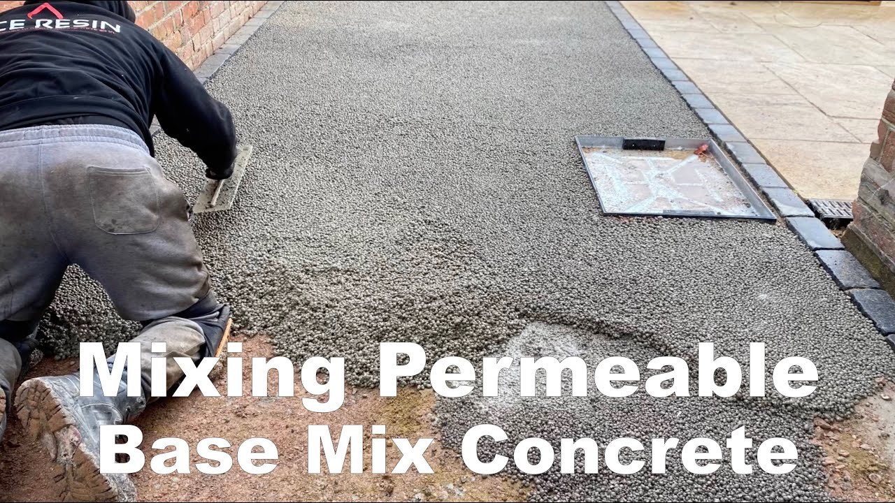 Maxrete® | Resin Bound Applications MIXING & PLACING - YouTube
