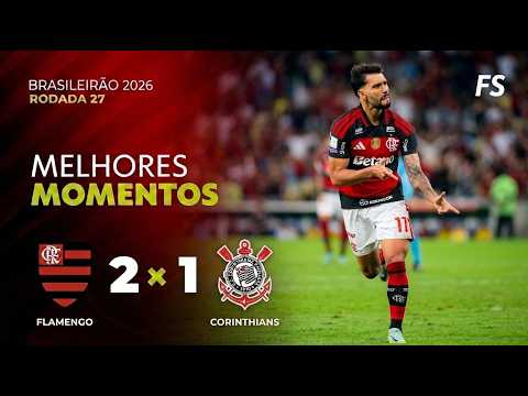 MELHORES MOMENTOS FLAMENGO 2X1 CORINTHIANS - BH ENTRA E DECIDE JOGO, MENGÃO SEGUE LÍDER