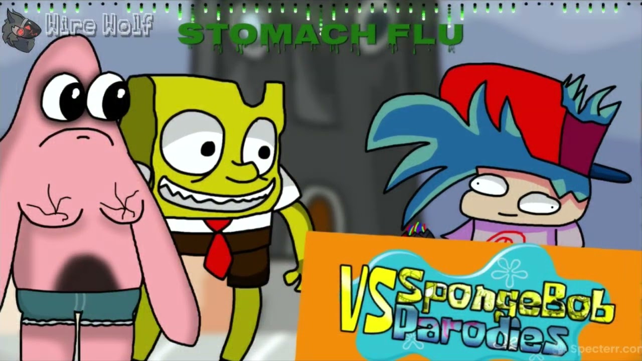 Fnf Spongebob Parodies OST Week 2 | Stomach Flu | By Wirewolf - YouTube