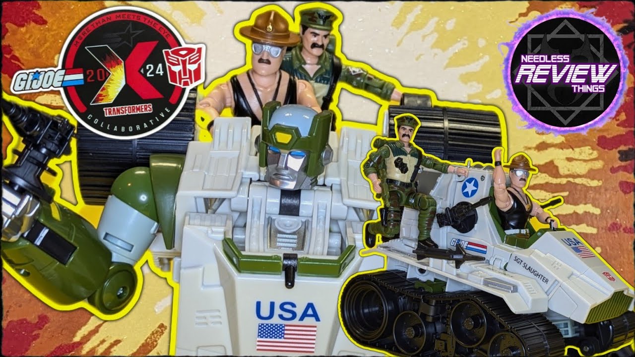 G.I. Joe x Transformers Autobot Kup Triple T, Sgt. Slaughter ...