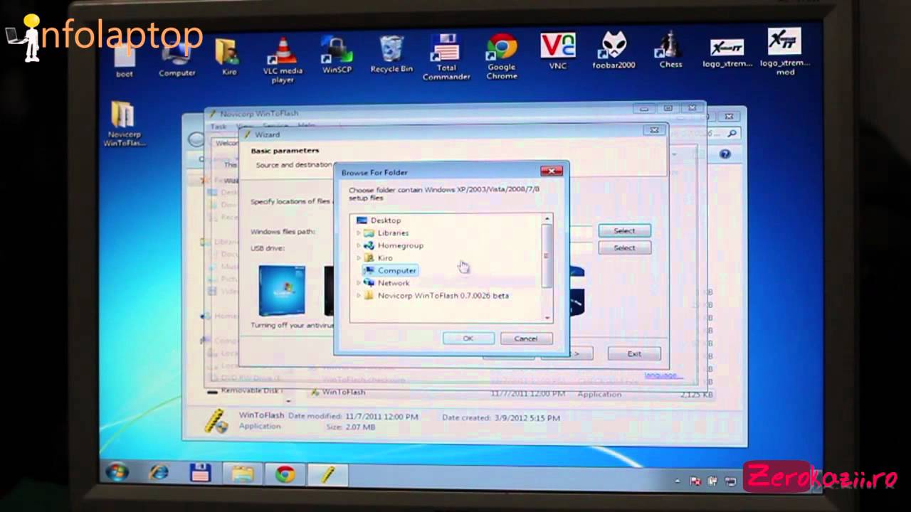 Infolaptop.ro - Ep. XI - Tutorial Install Windows XP Stick USB HD - YouTube