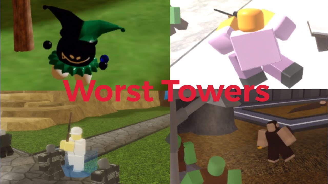 Worst Towers | Tower Defense games on Roblox - YouTube