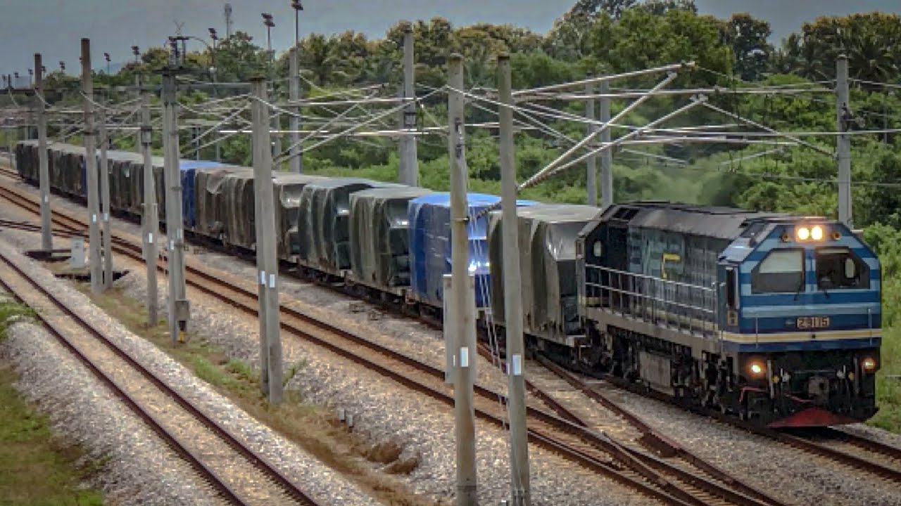16/07/2022 KTMB Class 29115 Kempas, Tren 161 Gypsum Board. - YouTube