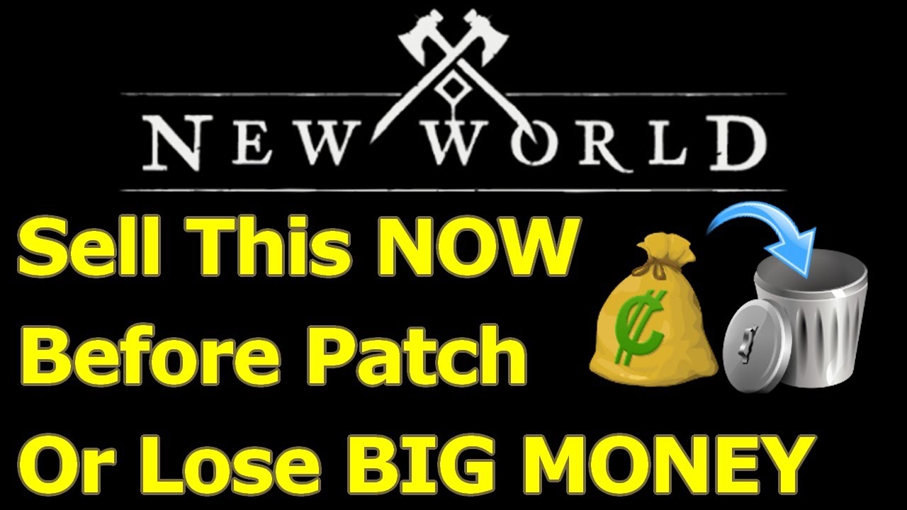 SELL THESE NOW and buy back after patch, or lose SERIOUS MONEY in New ...