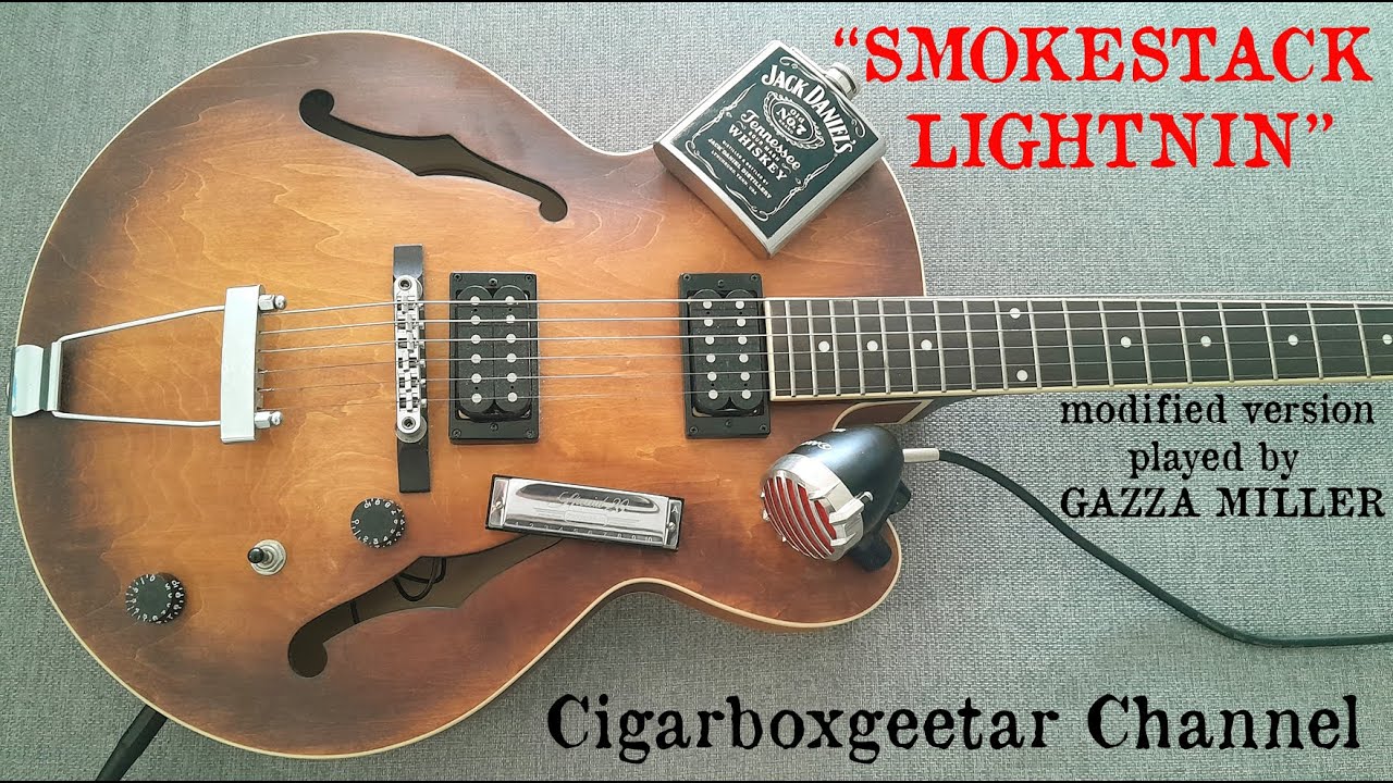 Smokestack Lightnin- played on guitar & harmonica by Gazza Miller - YouTube