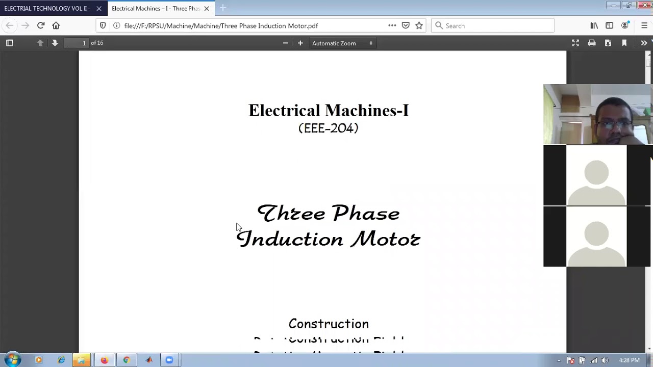 Machine-II, lec-2, summer-2020 - YouTube