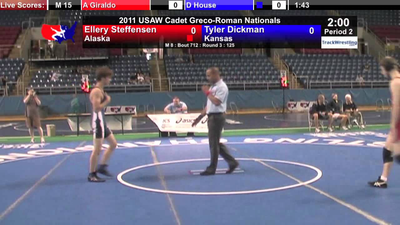 Cadet Greco 125 - Ellery Steffensen (AK) vs. Tyler Dickman (KS) - YouTube